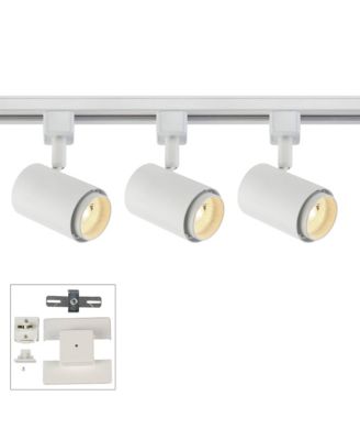 Pro Track 3-Head 10W LED Ceiling Track Light Fixture Kit Floating ...