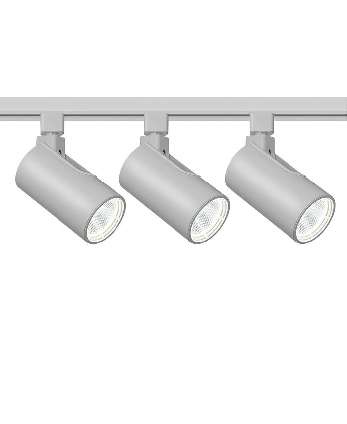 Pro Track 3-Head 20W LED Ceiling Track Light Fixture Kit Floating ...