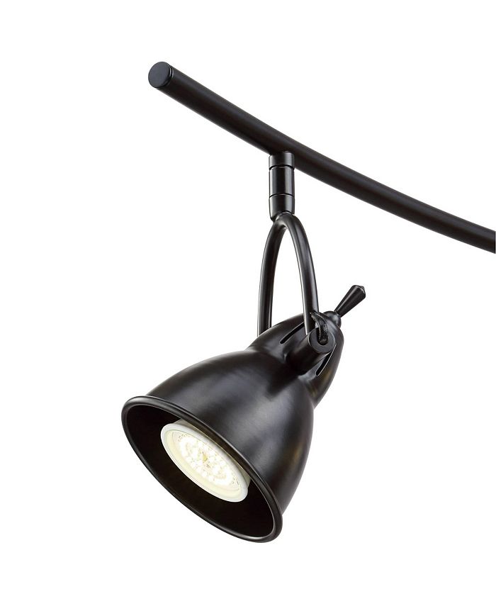 Pro Track Thorndale 6-Head LED Ceiling Track Light Fixture Kit Spot ...