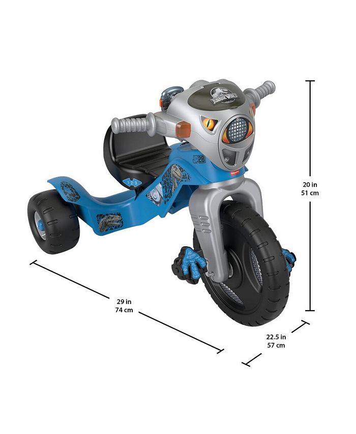 Fisher-Price Jurassic World Velociraptor Dinosaur Tricycle - Macy's