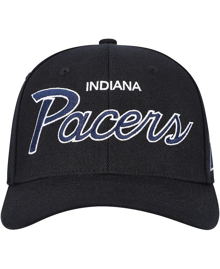 Mitchell & Ness Men's Black Indiana Pacers MVP Team Script 2.0 Stretch ...