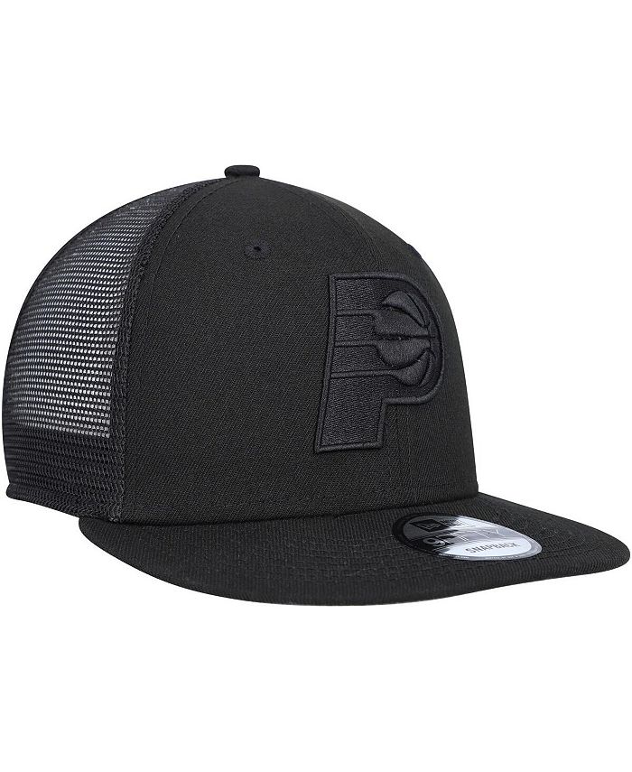 New Era Men's Black Indiana Pacers Classic 9FIFTY Trucker Snapback Hat ...