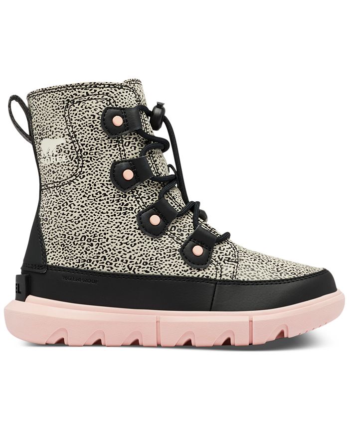Sorel Youth Explorer Lace-Up Waterproof Cold-Weather Boots - Macy's
