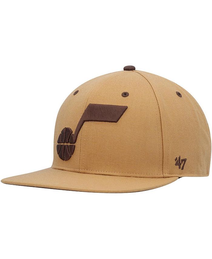 '47 Brand Men's Tan Utah Jazz Toffee Captain Snapback Hat - Macy's