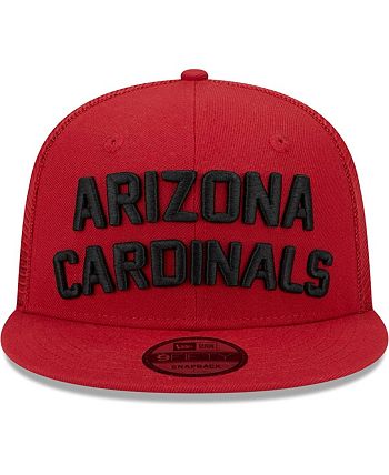 New Era Men's Cardinal Arizona Cardinals Stacked Trucker 9FIFTY ...