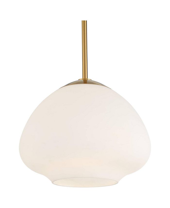 Possini Euro Design Orilla Antique Brass Mini Pendant Light Fixture 11 ...