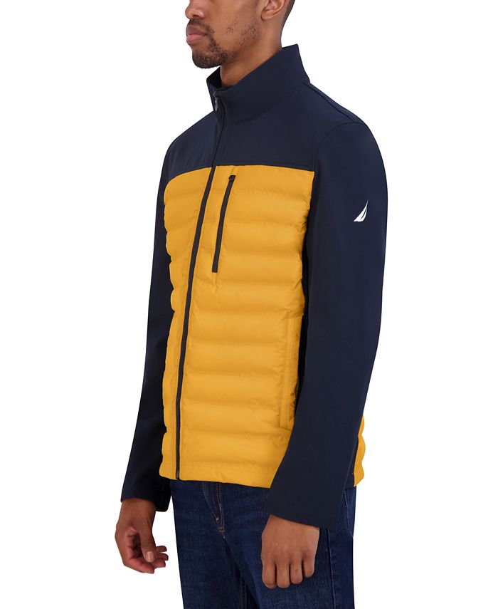 Nautica Men's Tech Shell Hybrid Jacket - Macy's