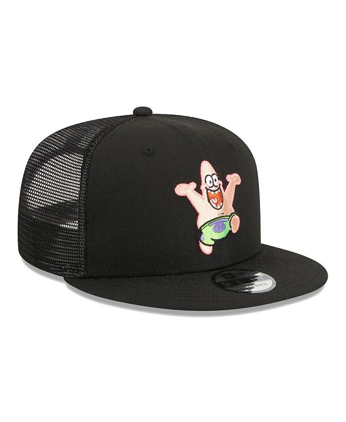 New Era Men's Black SpongeBob SquarePants Patrick Star Trucker 9FIFTY ...