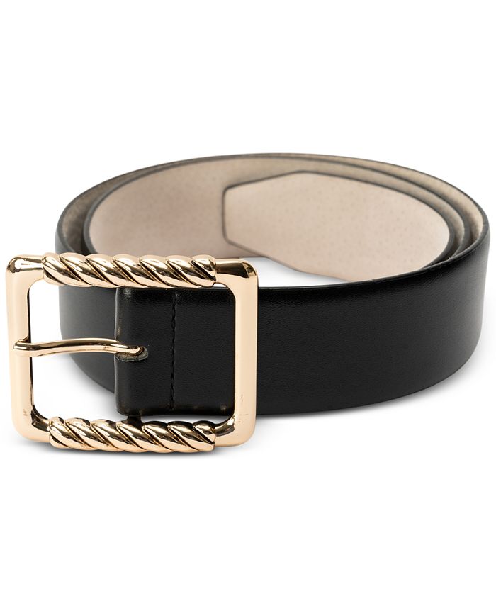 I.N.C. International Concepts Metal Wrapped Buckle Belt, Created for ...