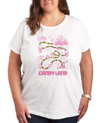 Trendy Plus Size Candy Land Graphic T-shirt - Macy's