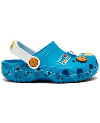 Crocs Toddler Kids Sesame Street Cookie Monster Classic Clogs from ...