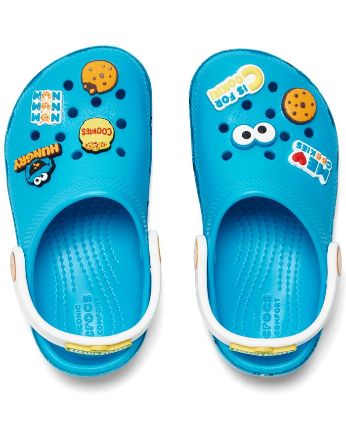 Crocs Toddler Kids Sesame Street Cookie Monster Classic Clogs from ...