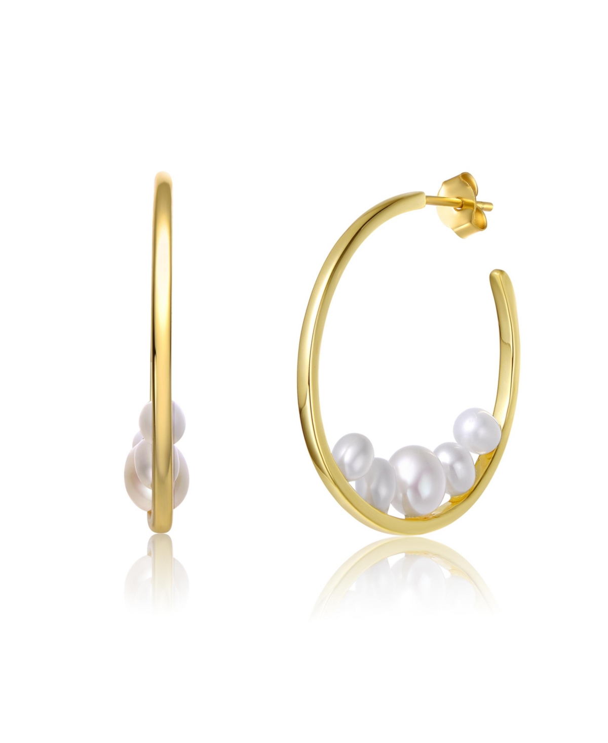 Click here for Sterling Silver 14k Yellow Gold Plated with White... prices
