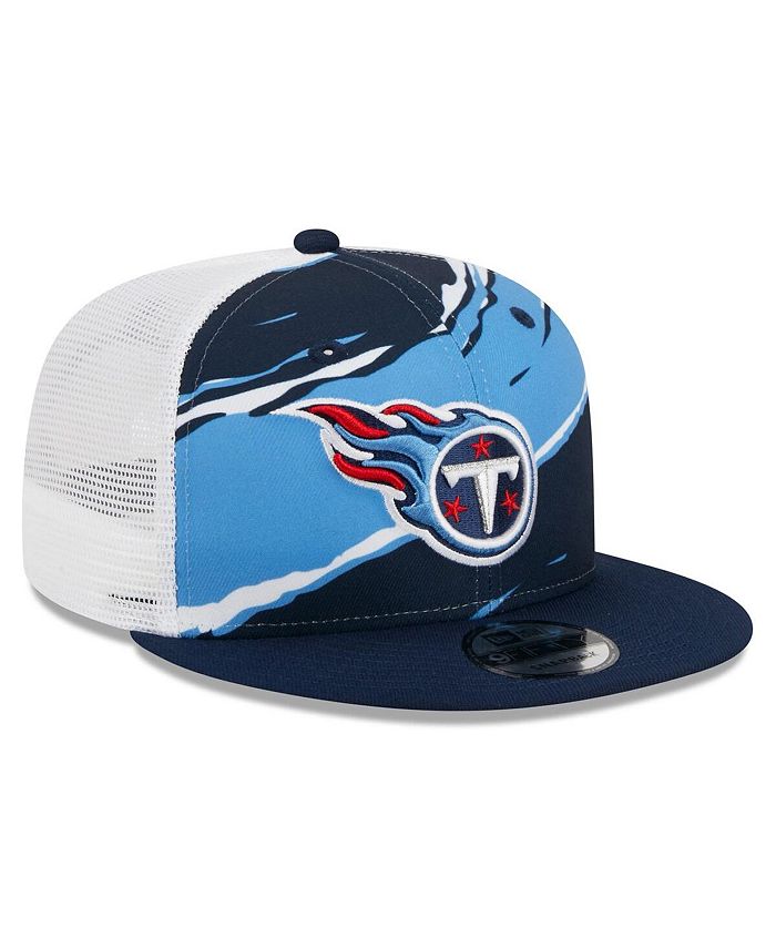 New Era Men's Navy Tennessee Titans Tear Trucker 9FIFTY Snapback Hat ...