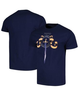 Men's Manhead Merch Navy Toto Self Titled Sword Graphic T-shirt - Macy's