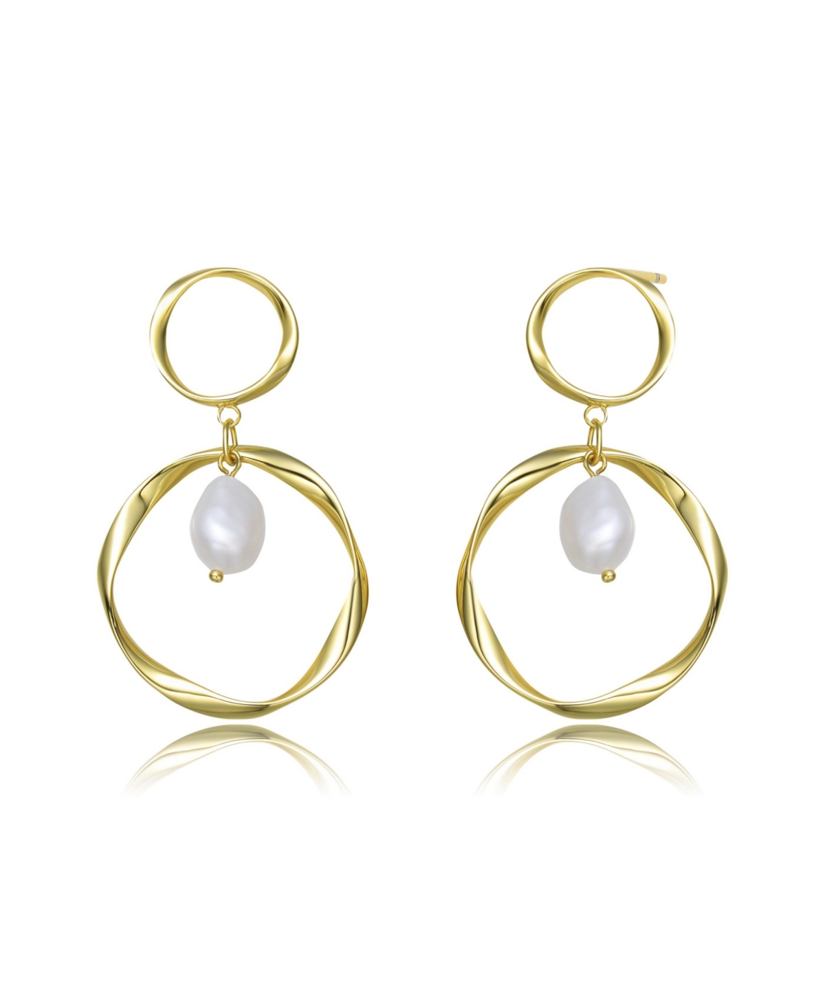 Click here for Classy Sterling Silver 14K Gold Plating and Genuin... prices