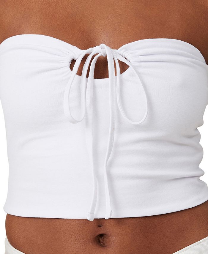 COTTON ON Women's Belle Keyhole Halter Top - Macy's