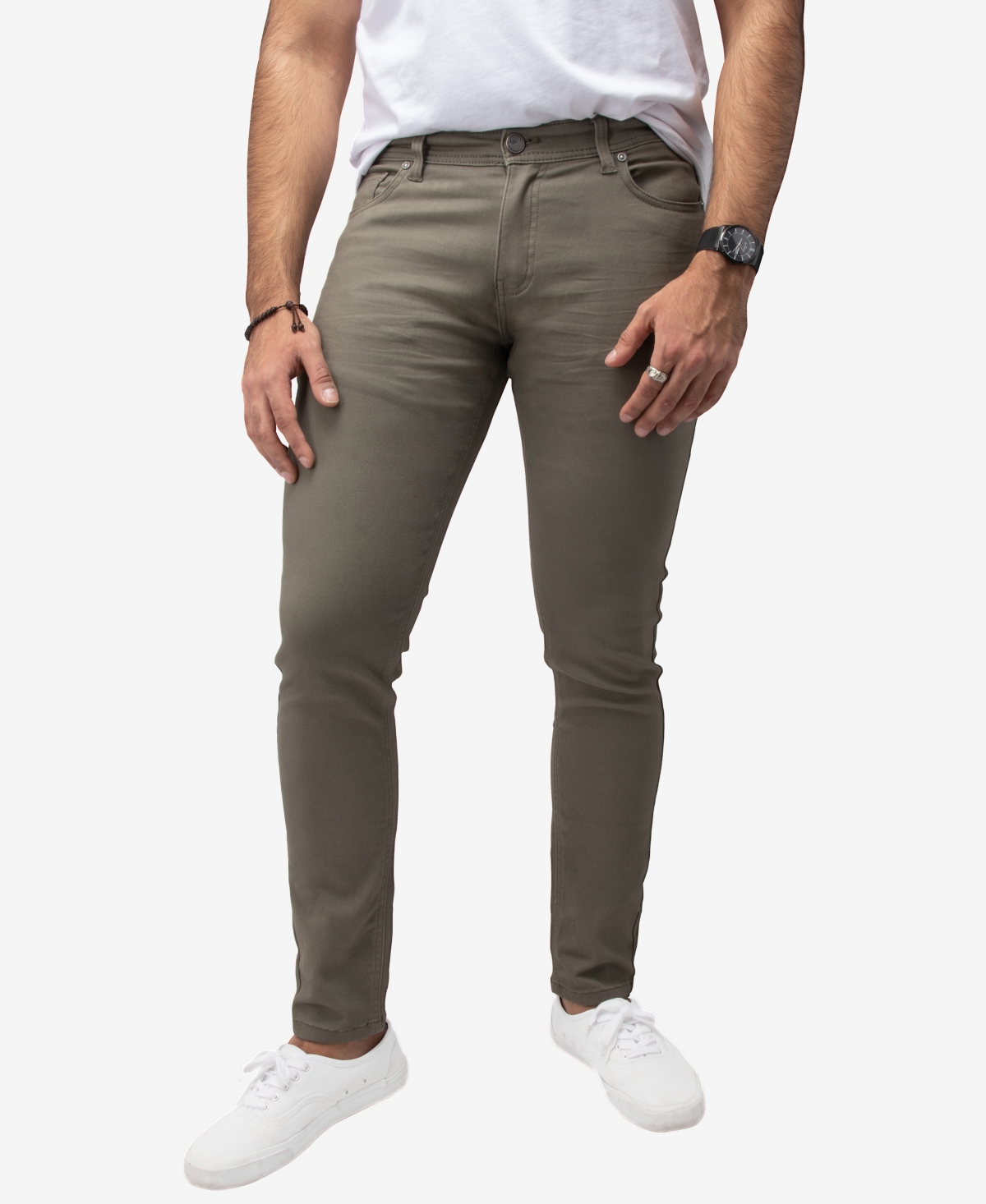 Click here for Xray Mens Stretch Commuter Pants - Light green prices