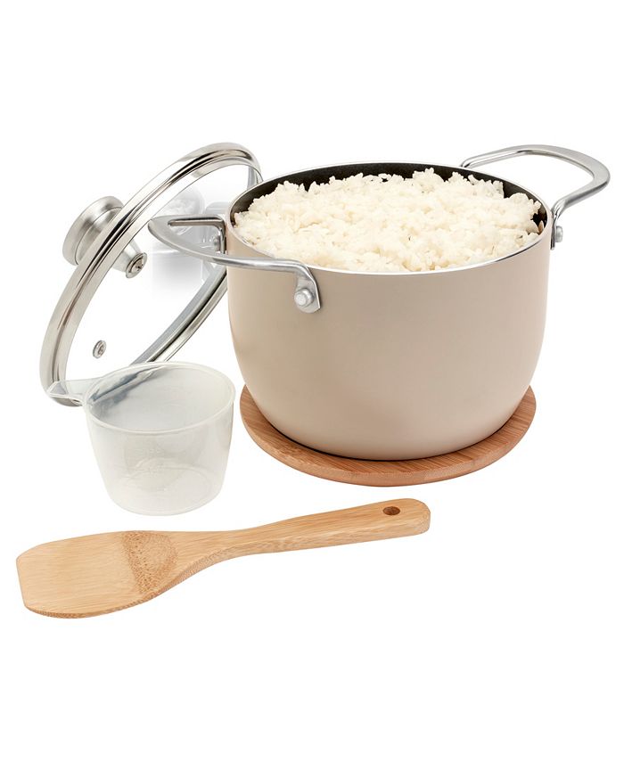 INFUSE Asian Aluminium 5 Piece Rice Cooker Set - Macy's