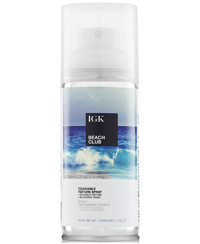 IGK Hair Beach Club Touchable Texture Spray - Travel Size - Macy's