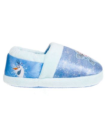 Disney Toddler Girls Frozen Anna, Elsa and Olaf Dual Sizes Slippers ...