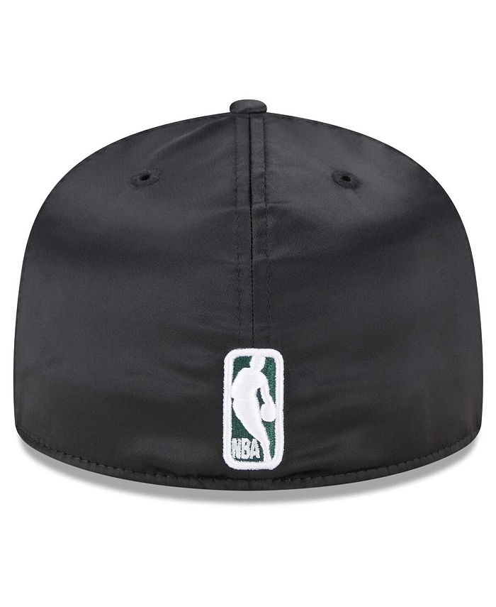 New Era Men's White Milwaukee Bucks Throwback Satin 59FIFTY Fitted Hat ...