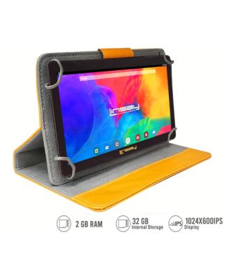 New 7" Tablet Bundle with Yellow Case, Pop Holder and Pen Stylus 64GB ...