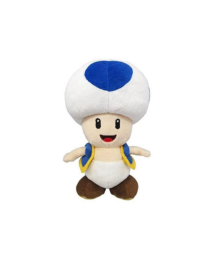 Little Buddy Super Mario All Star Blue Toad 8 Inch Plush Figure - Macy's