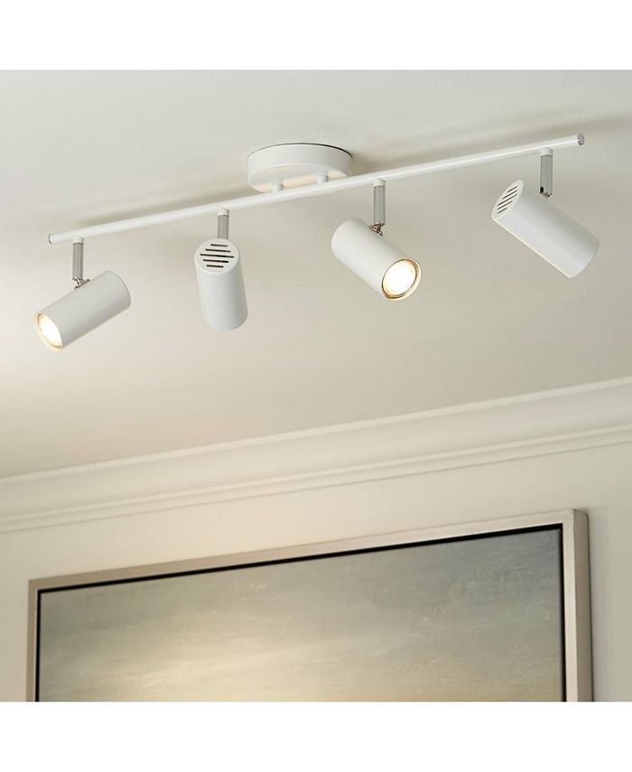 Pro Track Galena 4-Head LED Ceiling Track Light Fixture Kit Spot-Light ...
