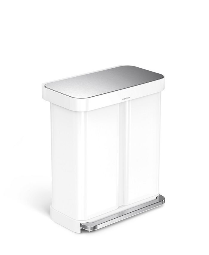 simplehuman 58" Liters Dual Compartment Recycler - Macy's