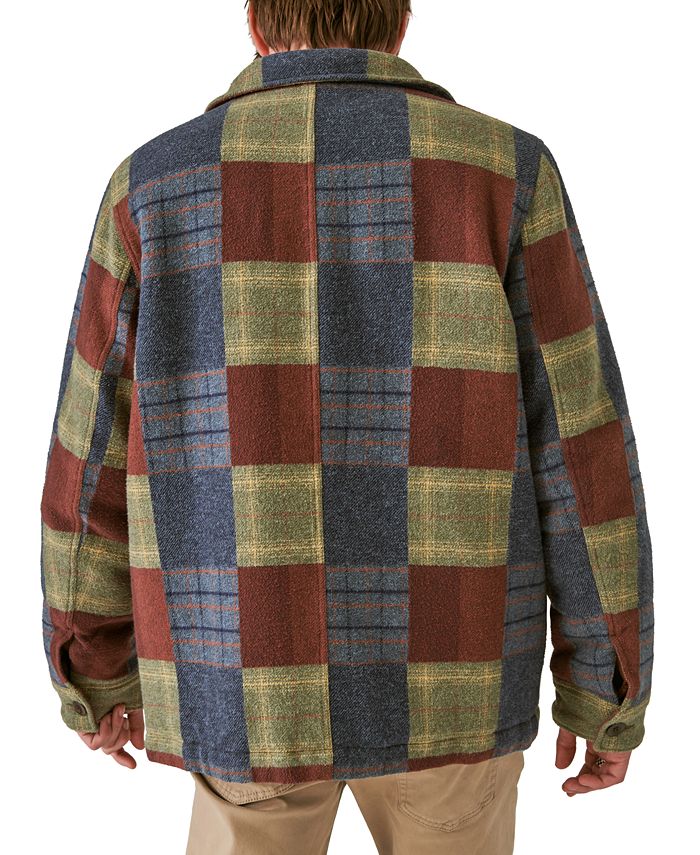 Lucky Brand Men's Patchwork Chore Regular Jacket - Macy's