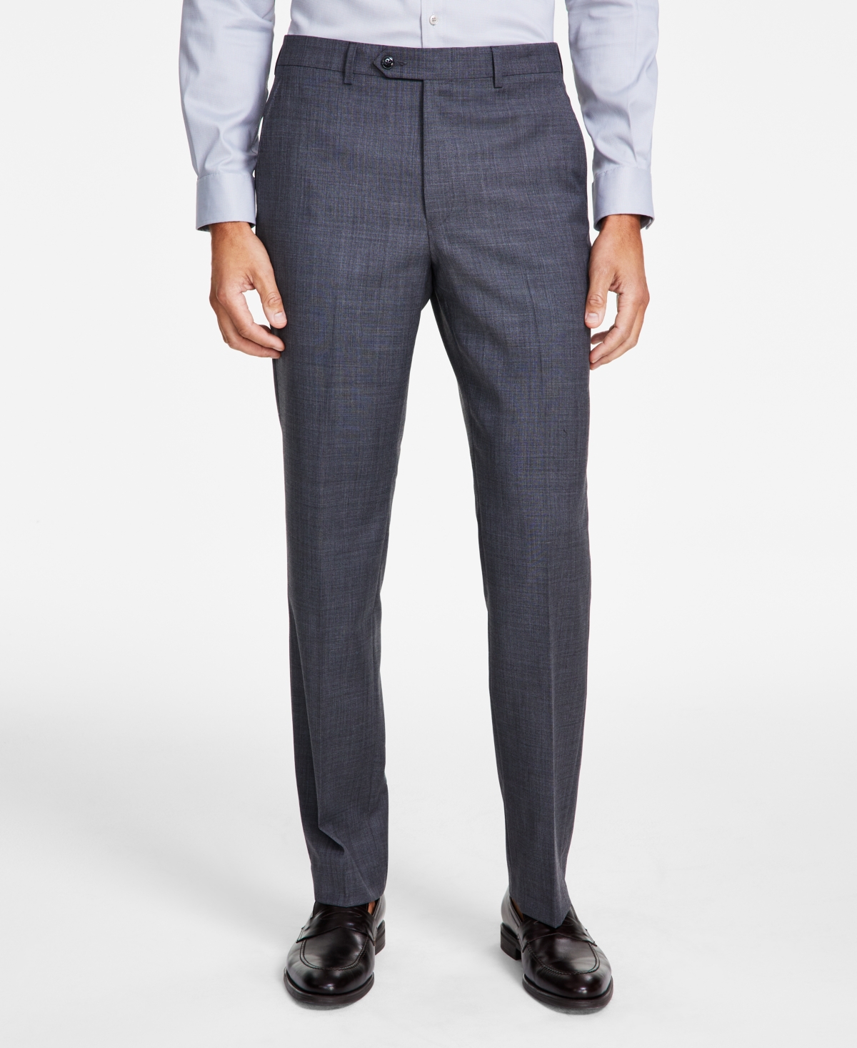 Click here for Michael Kors Mens Classic-Fit Wool-Blend Stretch S... prices