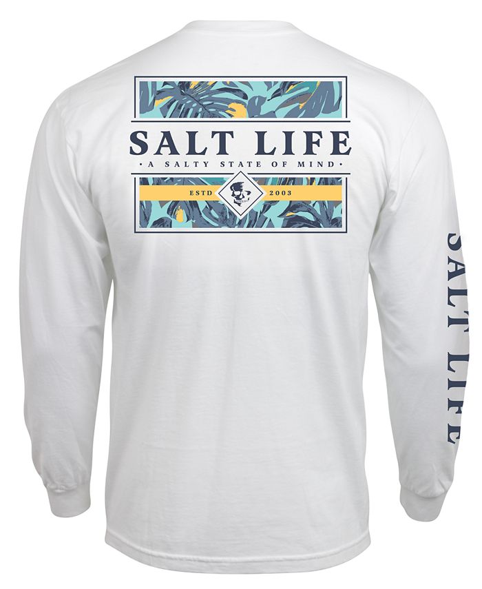 Salt Life Men's Salt Life Lounge Life Graphic Long Sleeve T-Shirt - Macy's