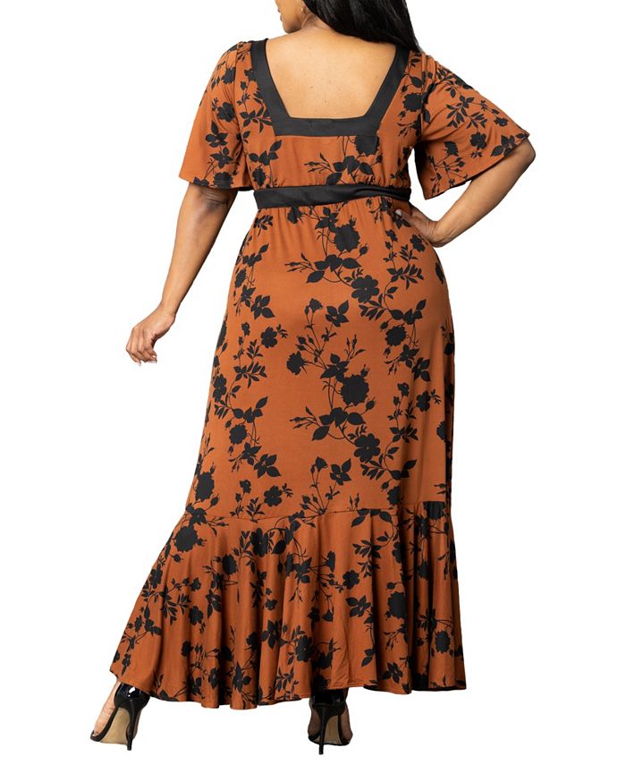 Kiyonna Plus Size Icon Maxi Dress with Sweetheart Neckline - Macy's