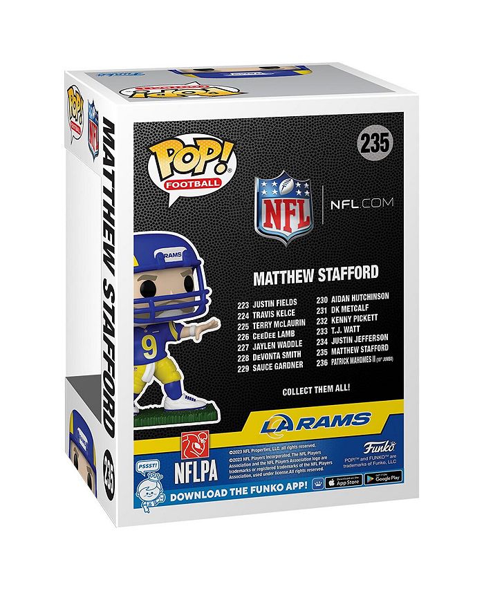 Funko Matthew Stafford Los Angeles Rams Pop Fanatics Exclusive Vinyl ...