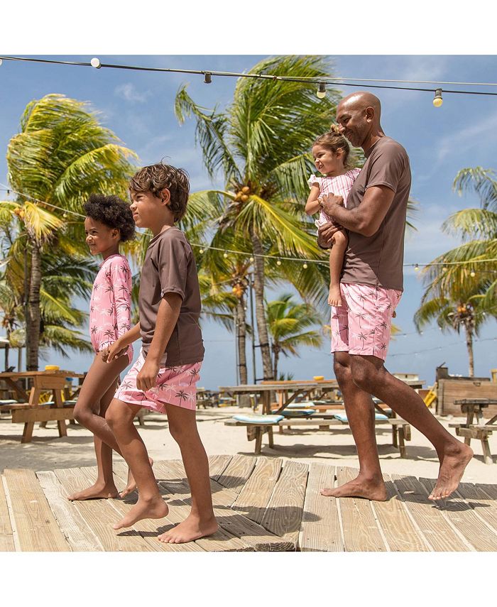 Snapper Rock Men's Palm Paradise Sustainable Volley Board Short - Macy's