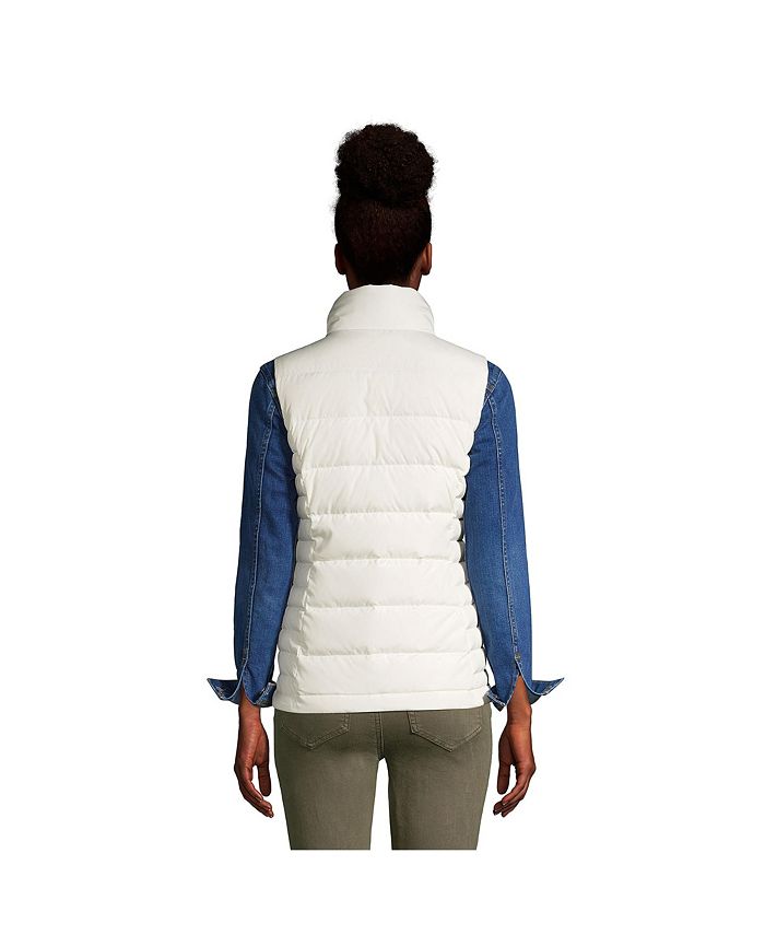 Lands' End Women's Down Puffer Vest - Macy's