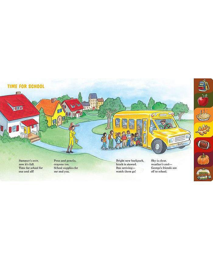 Barnes & Noble Curious George Curious About Fall Tabbed Board Book by H ...