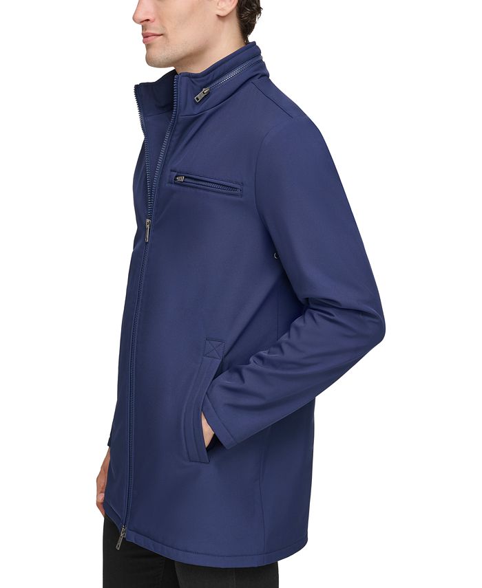 Kenneth Cole Men's Hidden-Hood Full-Zip Jacket - Macy's