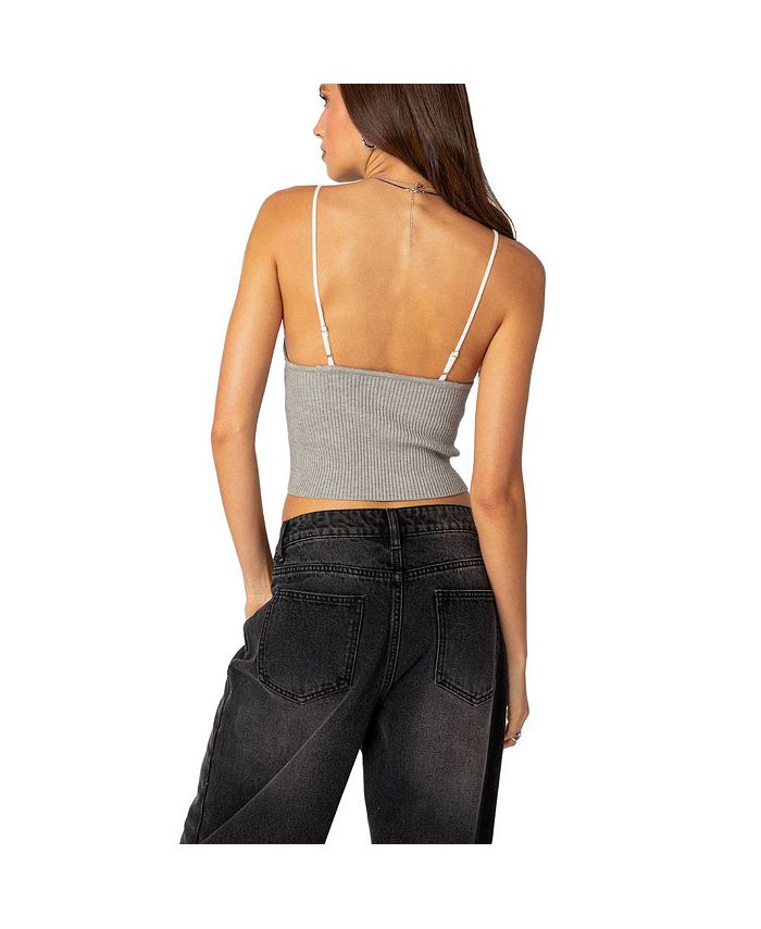 Edikted Women's Emily Knit Tank Top - Macy's