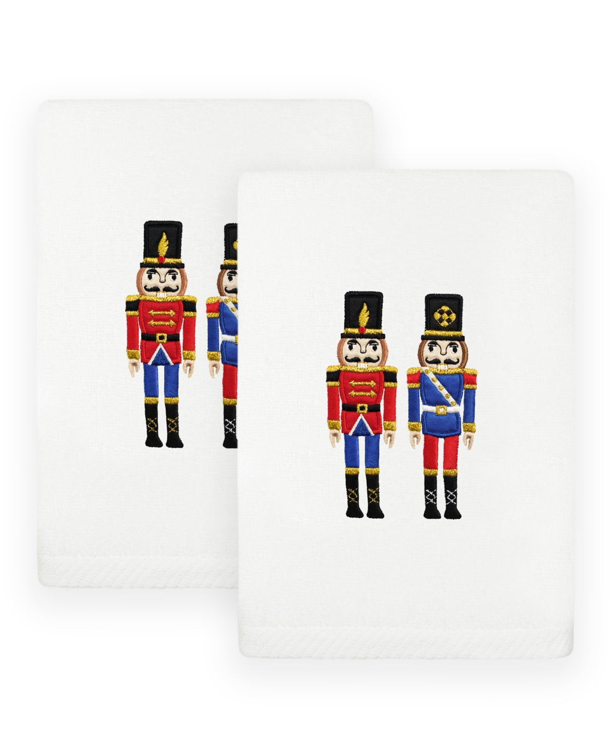 Click here for Linum Home Christmas Nutcrackers Embroidered Luxur... prices