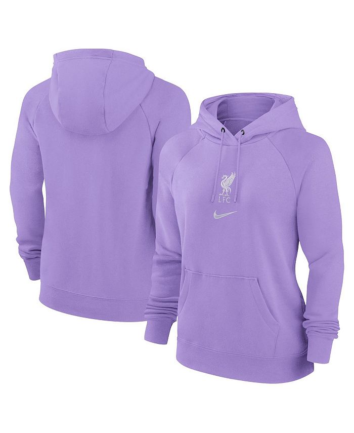 Nike Women's Purple Liverpool Essential Raglan Pullover Hoodie - Macy's