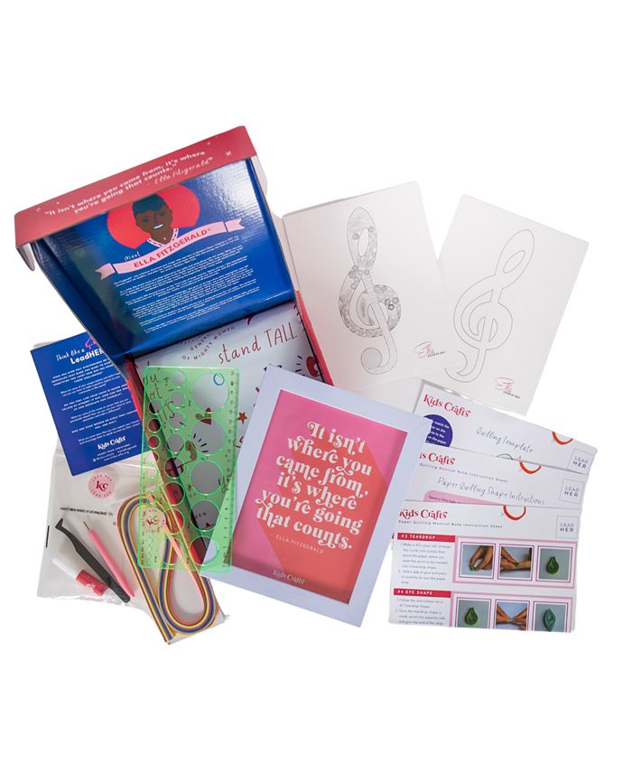 Kids Crafts Believe Like Ella- Paper Quilling Music Note Craft Kit - Macy's