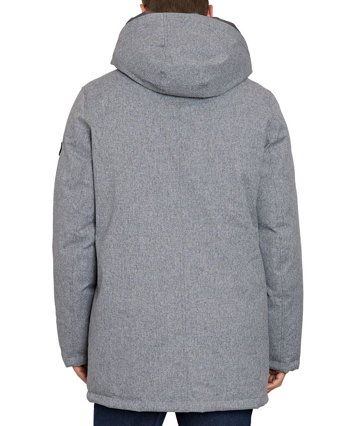 Sam Edelman Men's Three-Quarter Hooded Parka Coat - Macy's