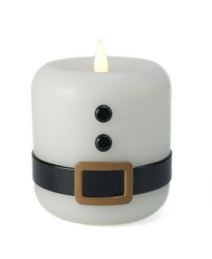 Seasonal Snowman LED Soft Flame 4 x 5 - Macy's