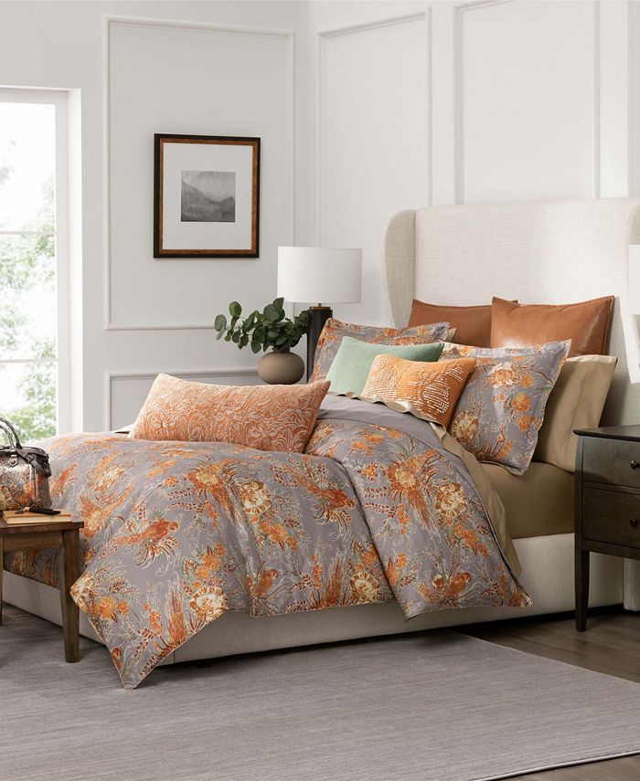 Patricia Nash Italian Pheasant 3-Pc. Comforter Set, Queen - Macy's