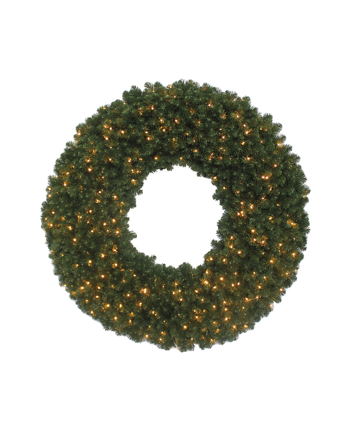 Click here for Kurt Adler 60 Pre-lit Twinkle Commercial Wreath -... prices