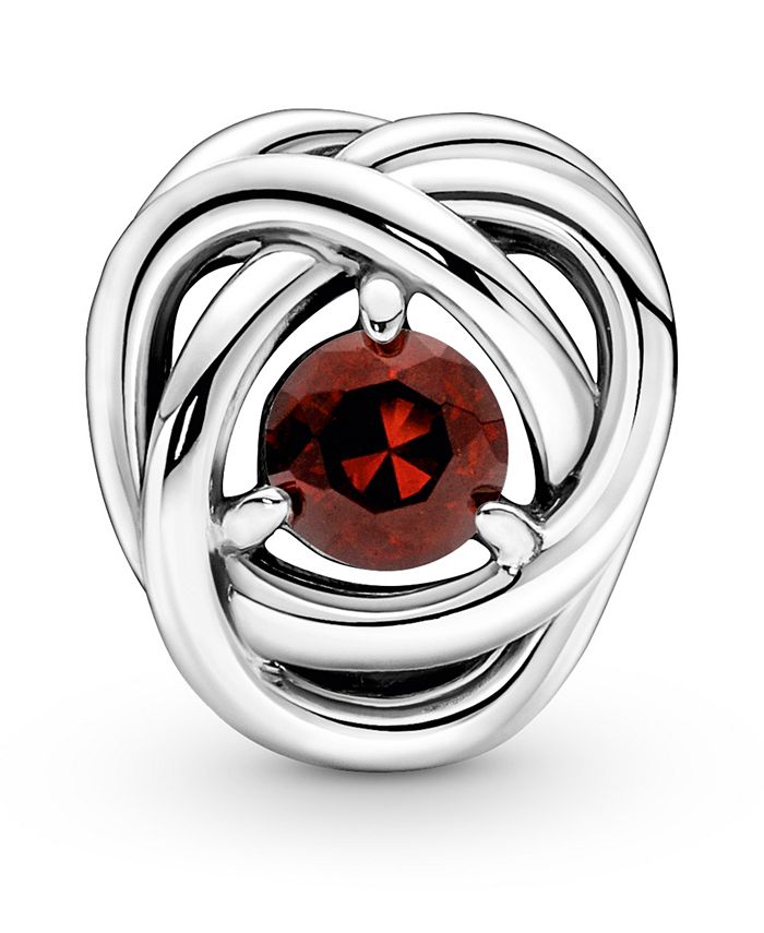 Pandora Birthstone Crystals Eternity Circle Charm - Macy's