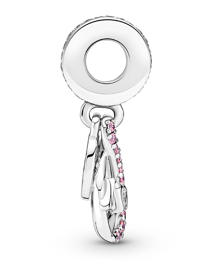 Pandora Cubic Zirconia Mom Infinity Pave Double Dangle Charm - Macy's
