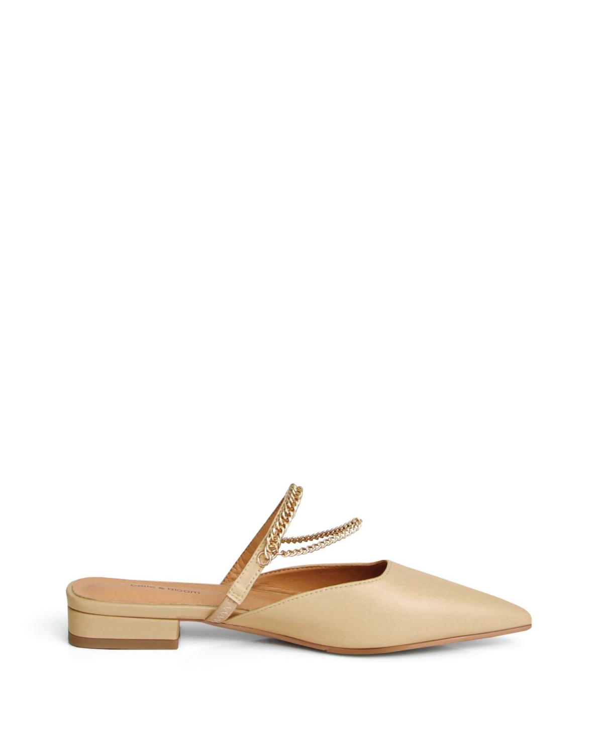Click here for Belle & Bloom On The Go Leather Flat - Sand prices